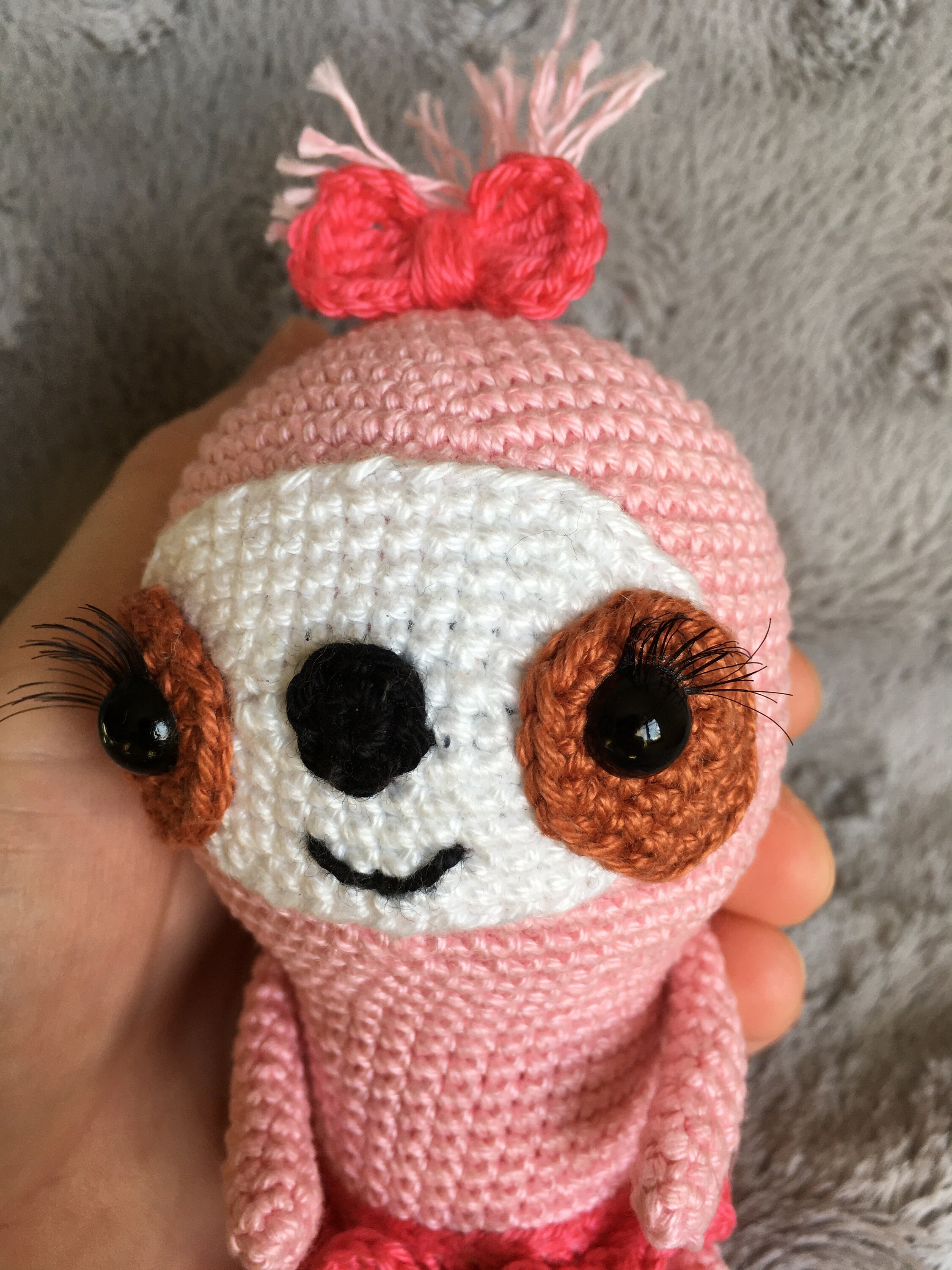 PATTERN Crochet Baby Sloth, Amigurumi Sloth, Pdf Tutorial Sloth - Etsy