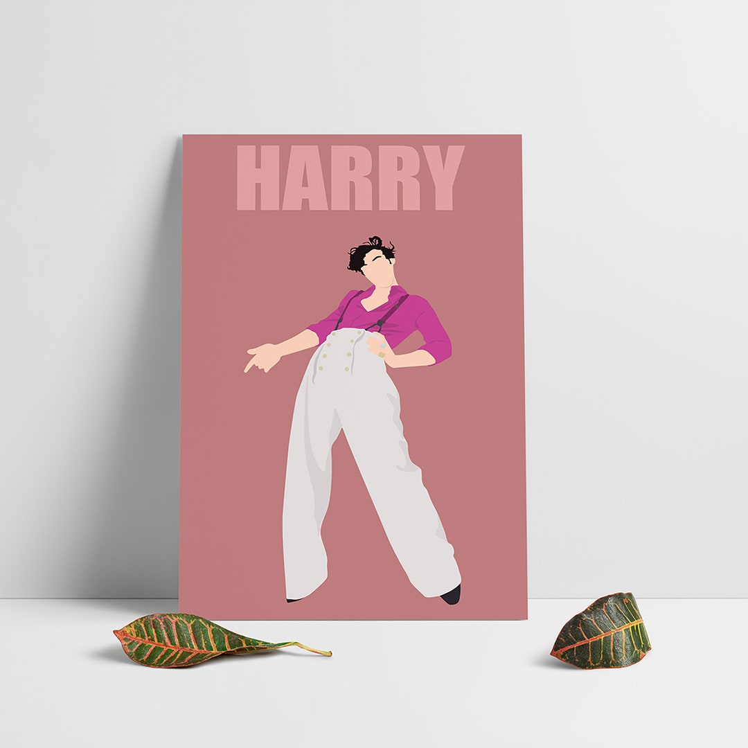 Harry Styles Art Poster | Digital Art | Minimalist Poster | Wall Art ...