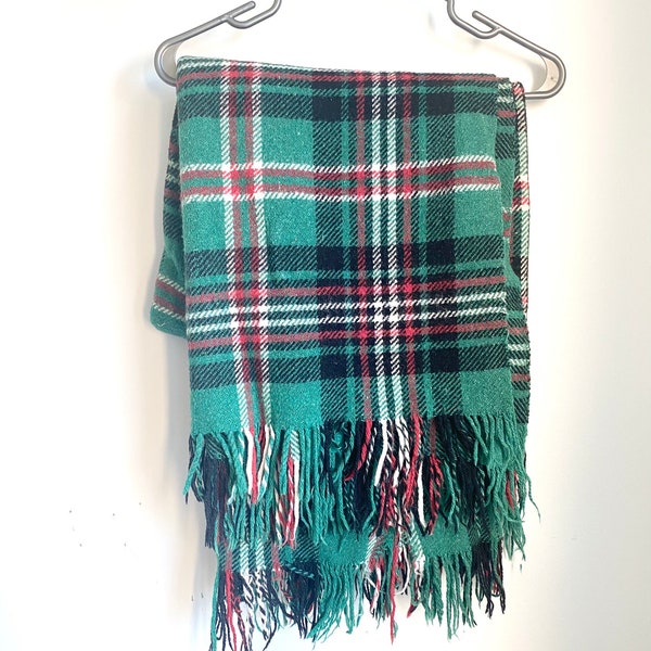 Plaid Wool Throw - Etsy