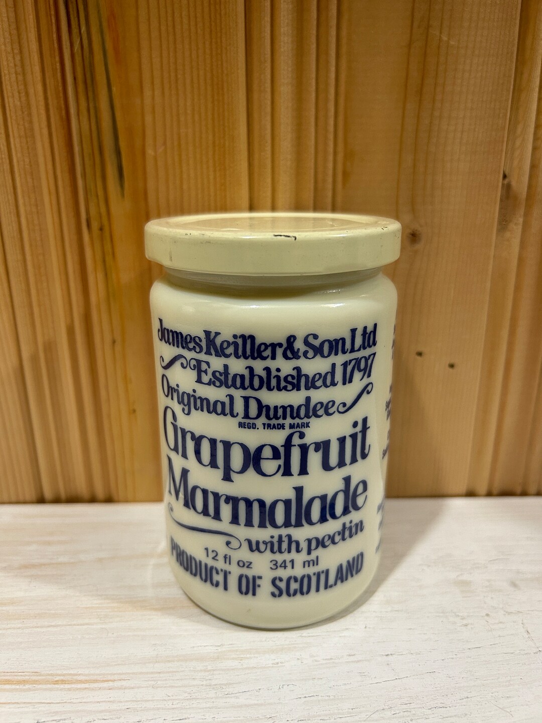 Vintage James Keiller & Sons Ltd. Dundee Grapefruit Marmalade Jar - Etsy