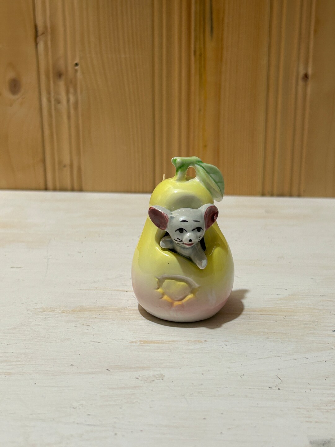 Mouse in Pear Toothpick Holder - Etsy
