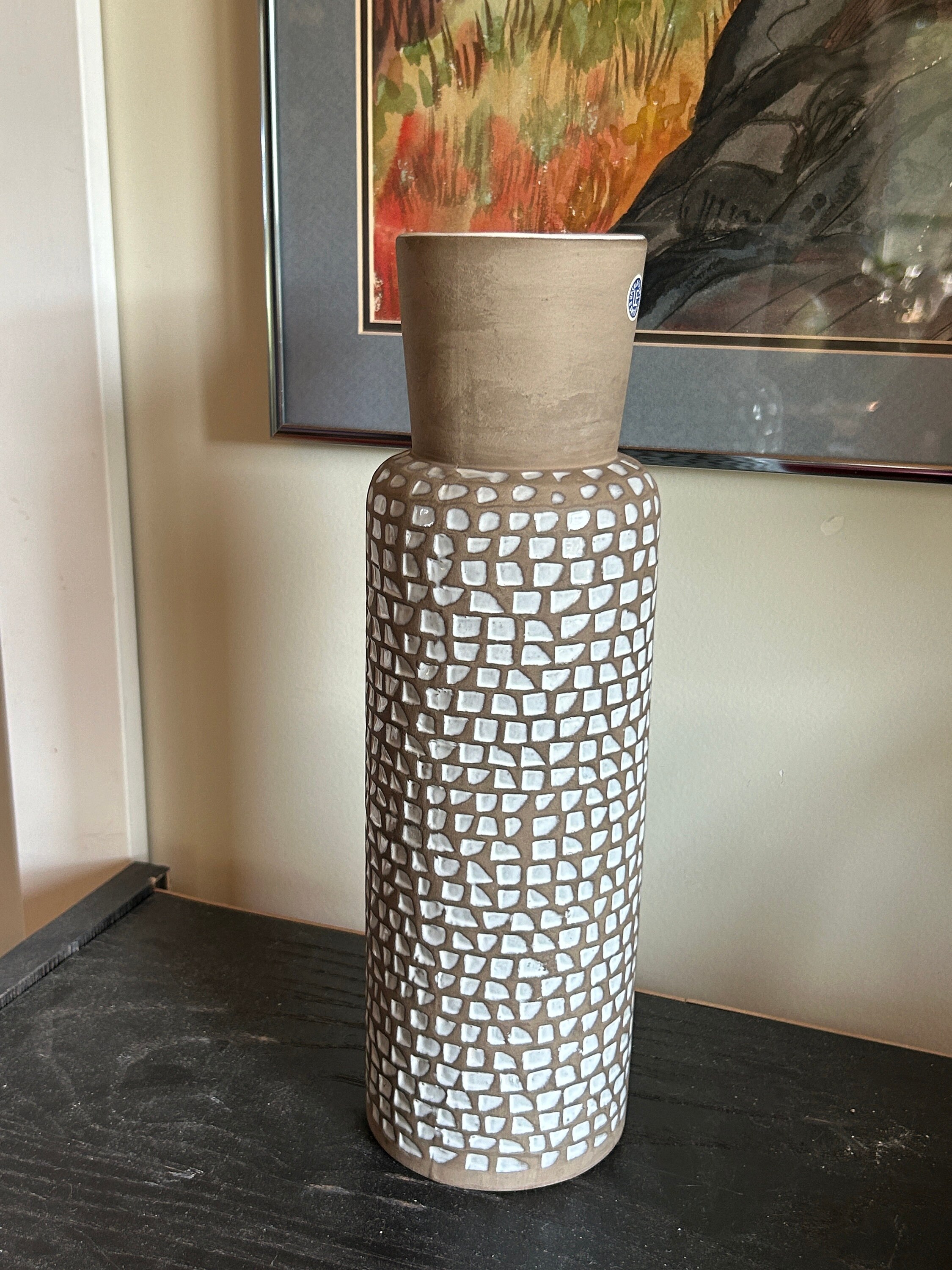 Ingrid Attenberg Mosaik Swedish Vintage Vase - Etsy
