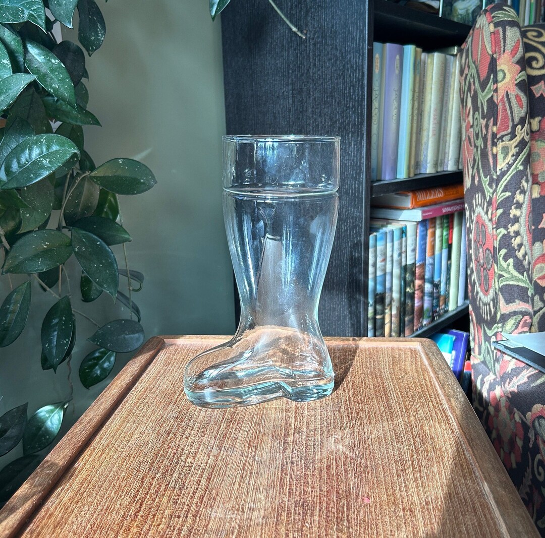 Santa Boot Vase/mug, Clear Glass - Etsy