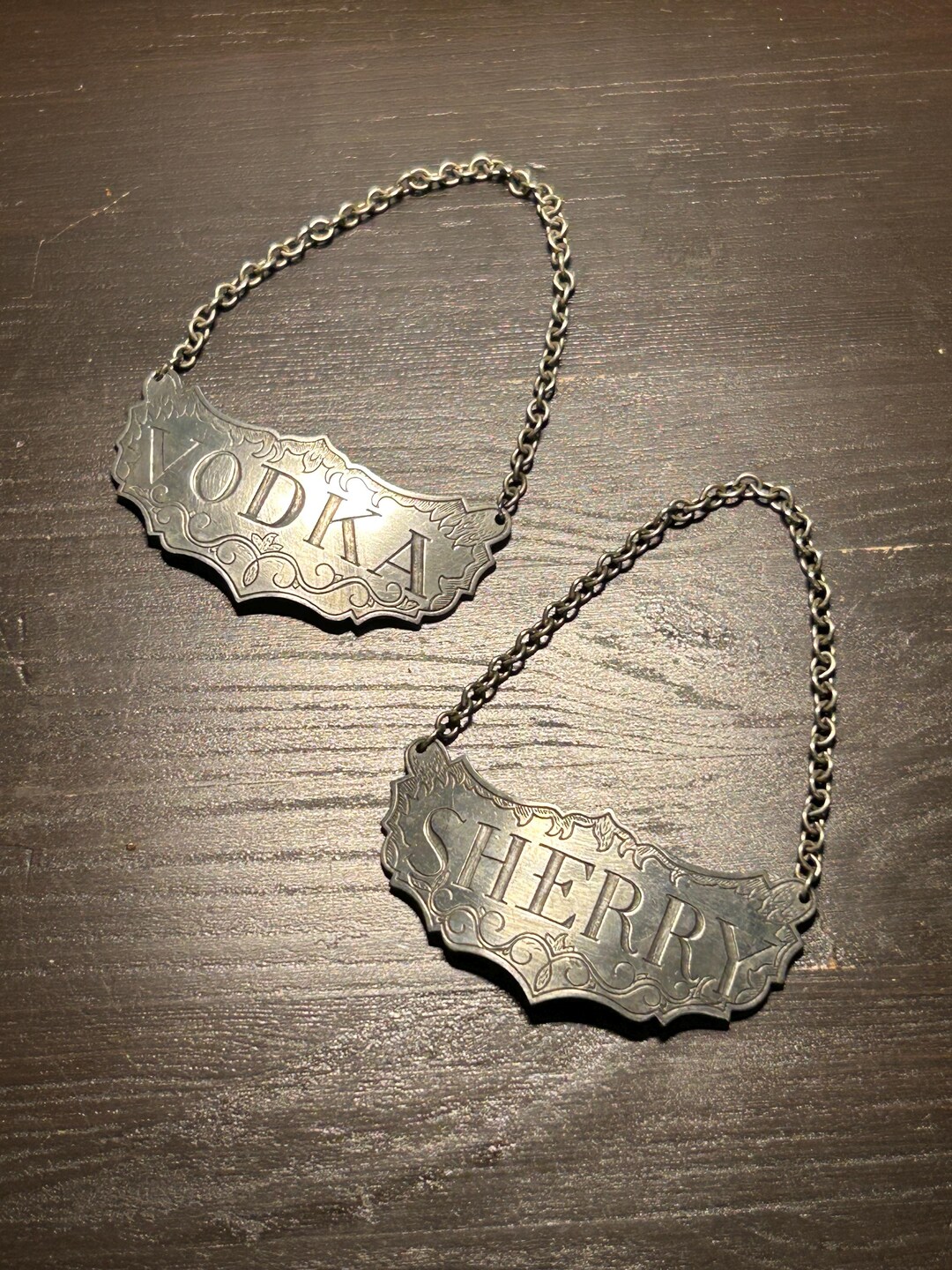 Stieff Pewter Decanter Tags, 1970's - Etsy