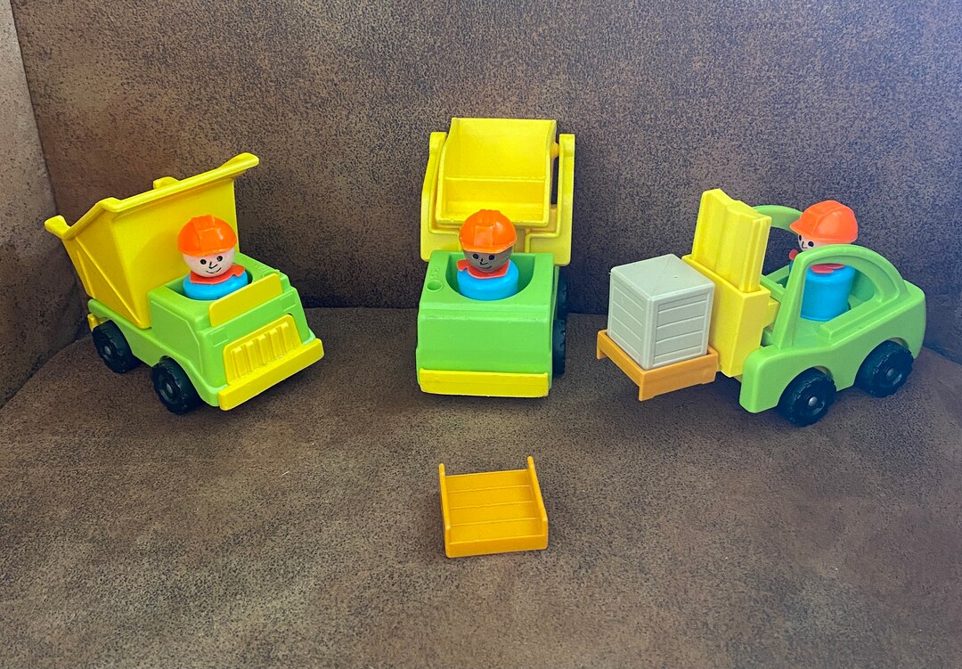 Fisher Price Little People Construction Crew - Etsy