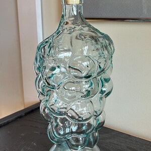 Green Grape, Bottle, Barware, Glass Art, Vintage Glass, Liquor Decanter ...