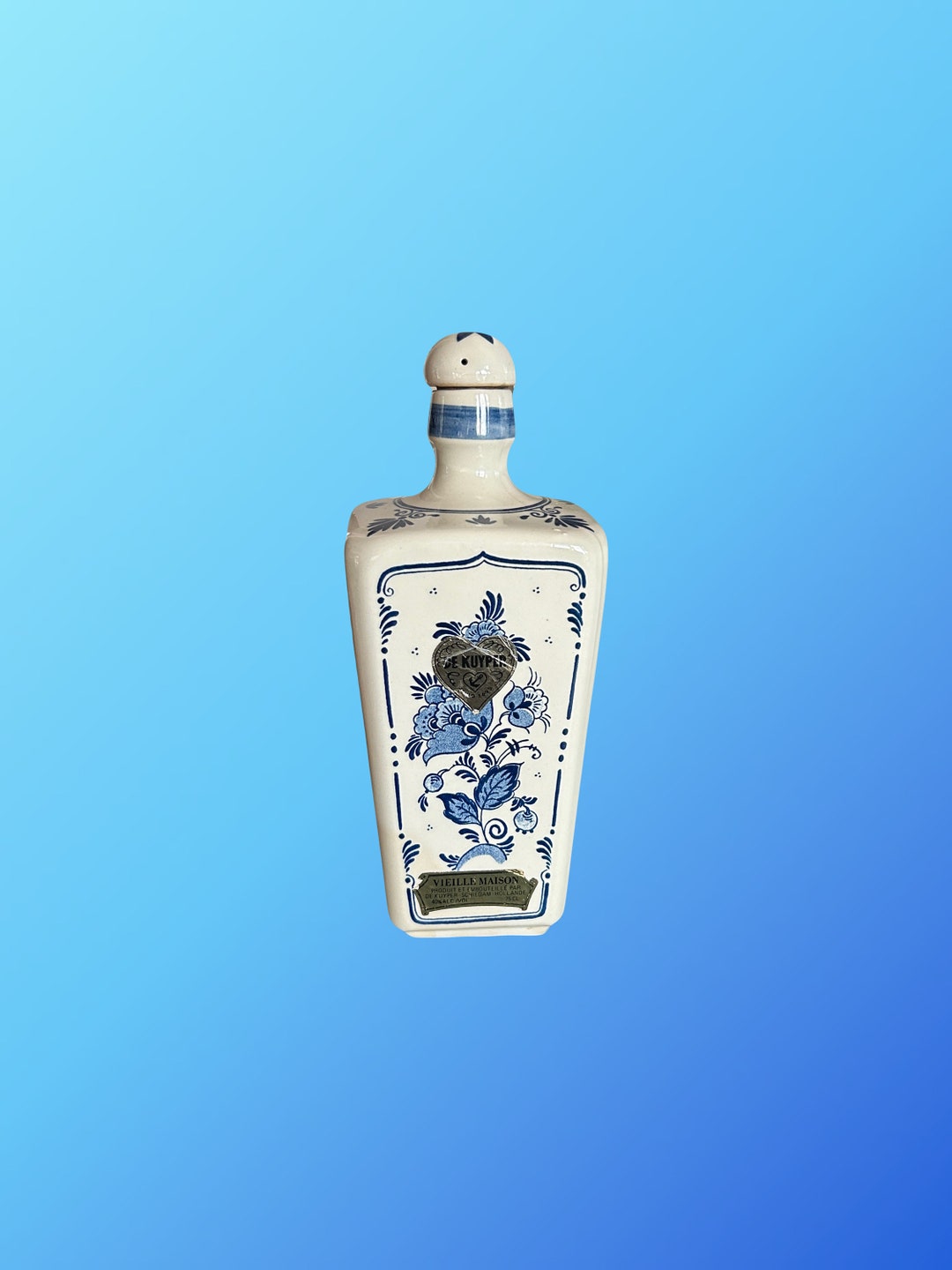 De Kuyper Delft Decanter Bottle, Empty - Etsy