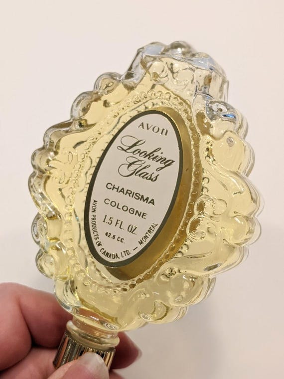 Avon, Looking Glass, Original Box, Full Bottle, 1970s - Gem