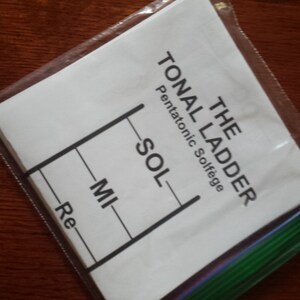 10 Ladder Pack - the Tonal Ladder, Pentatonic Solfege, Do Re Mi Sol La ...