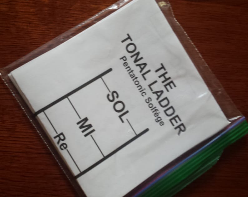 5 Ladder Pack - the Tonal Ladder, Pentatonic Solfege, Do Re Mi Sol La ...