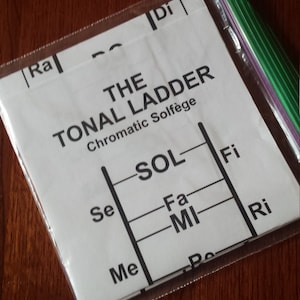 30 Ladder Pack - the Tonal Ladder, Chromatic Solfege, Do Re Mi Fa Sol ...