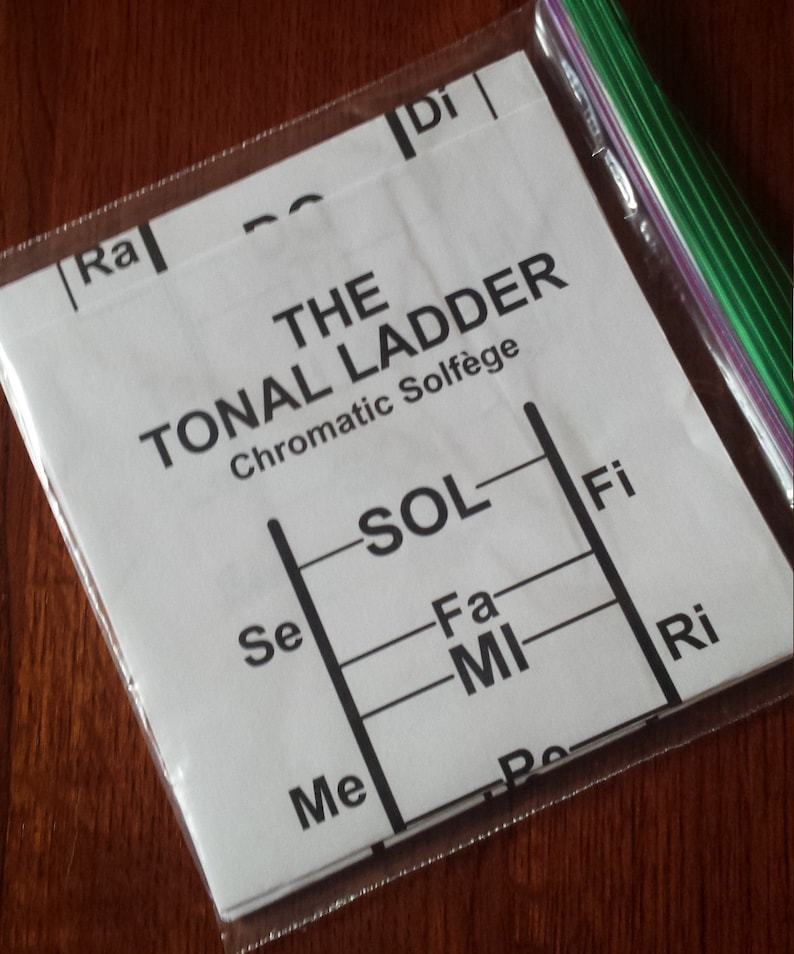 30 Ladder Pack - the Tonal Ladder, Chromatic Solfege, Do Re Mi Fa Sol ...