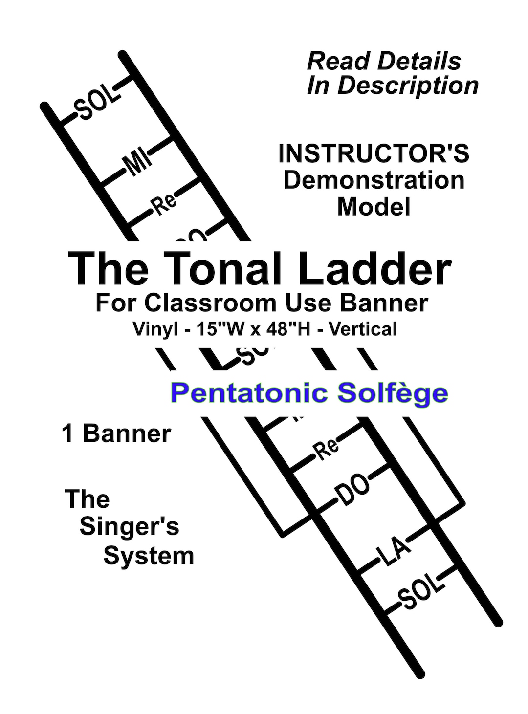 1 Banner - the Tonal Ladder, Pentatonic Solfege, Do Re Mi Sol La ...