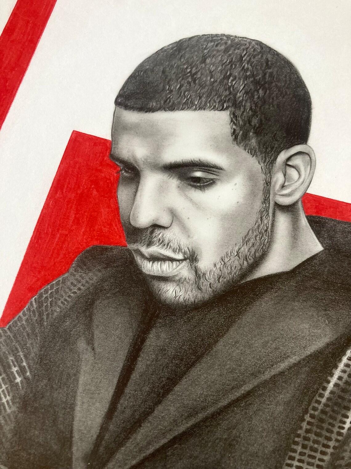 Drake Hand-drawn Portrait Prints - Etsy