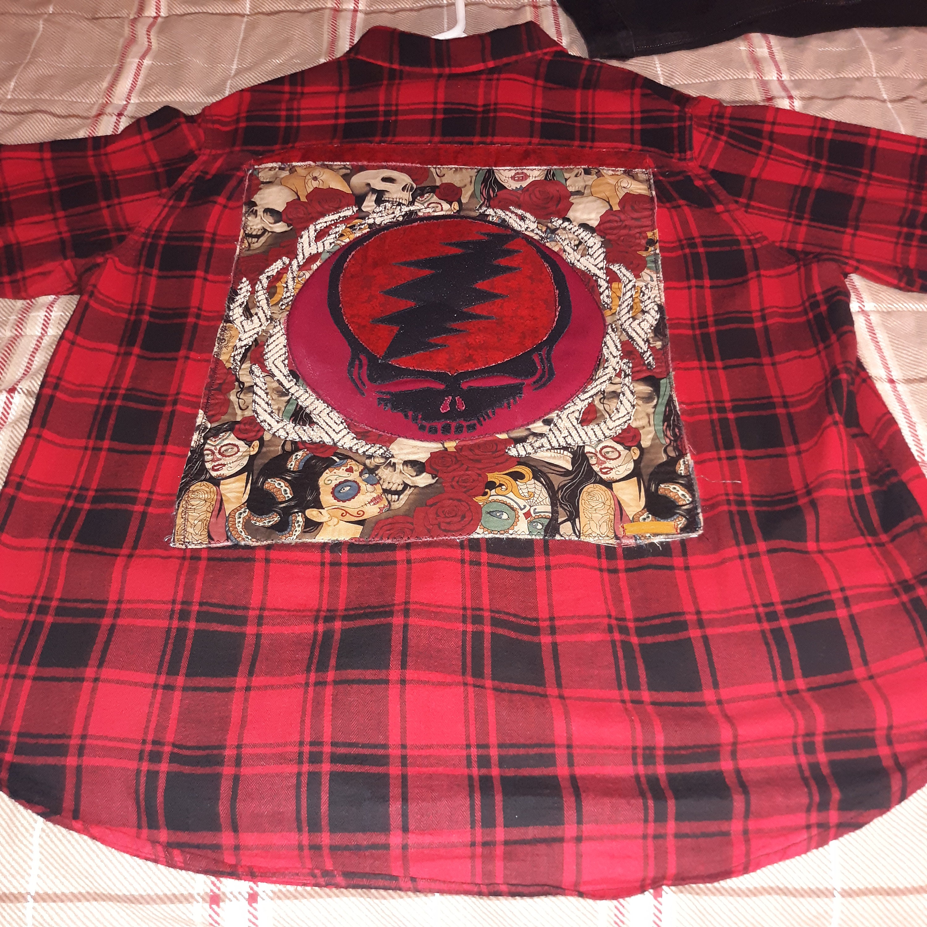 Grateful Dead Lot Flannel Shirt, Day of the Dead With Art Work & Steely and 13 Point Lighting ...