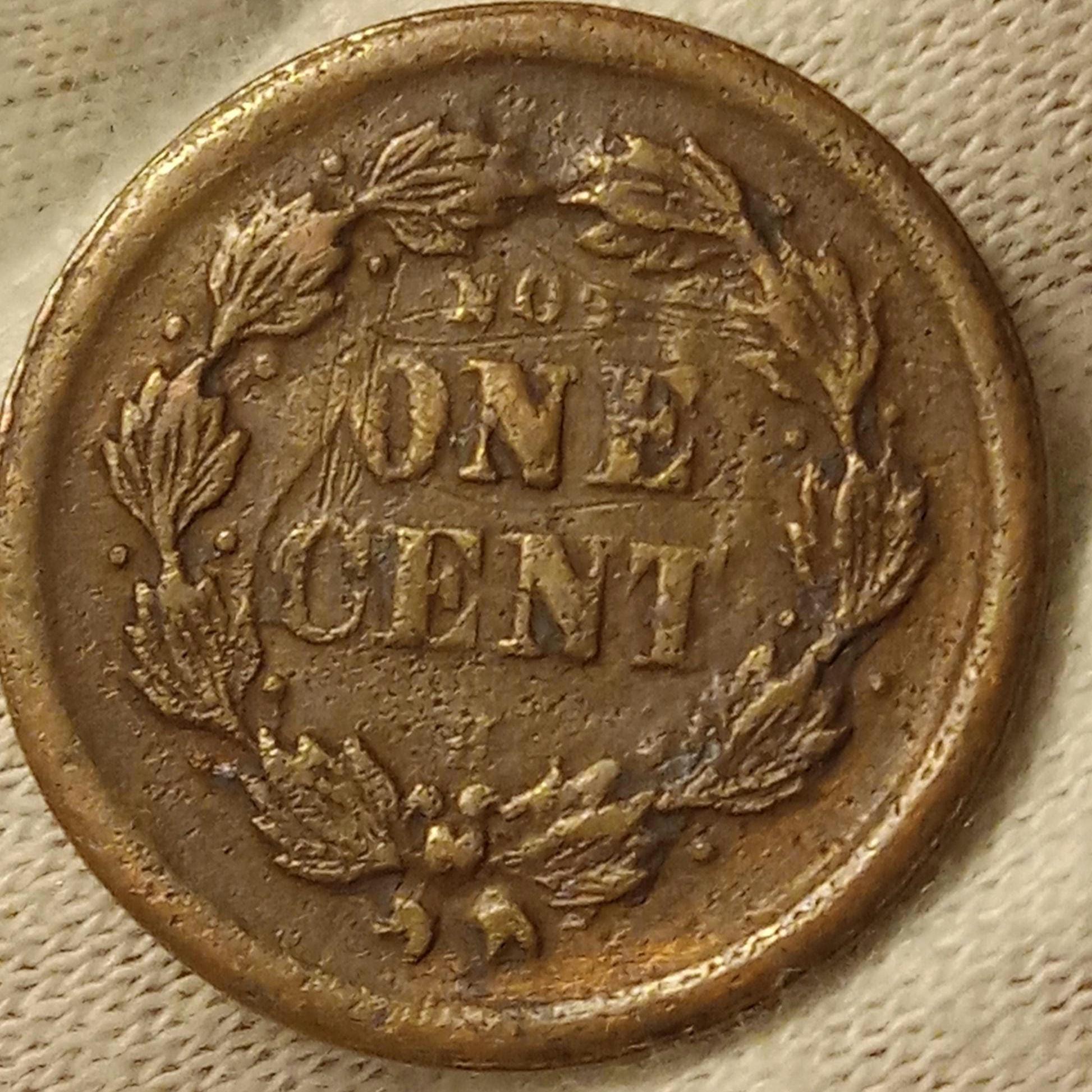 Civil War Indian Head Token Not One Cent Hard Times Token - Etsy