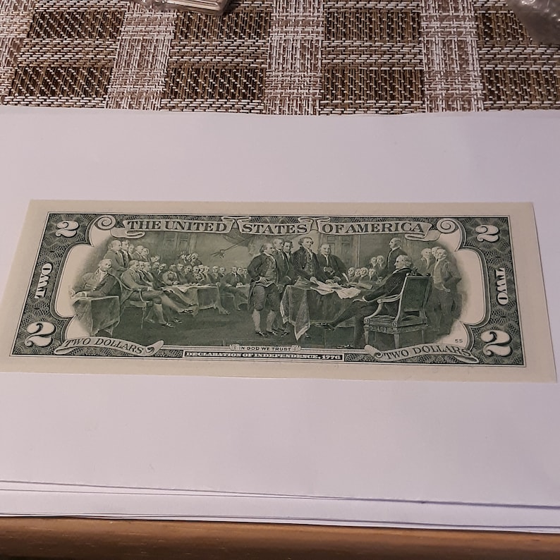 2013 2 Dollar Bill Uncirculated - Etsy