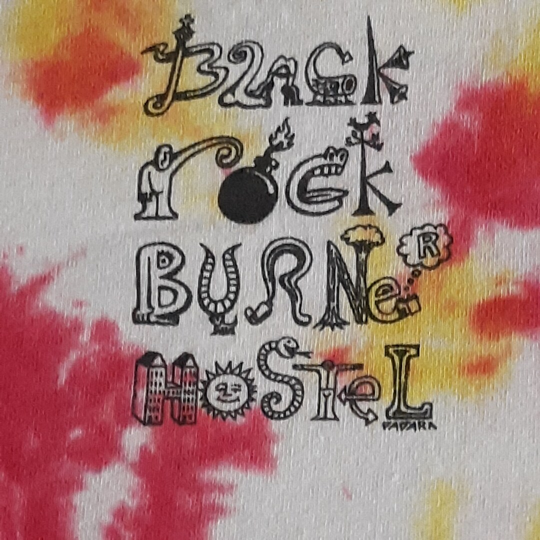 Burning Man Black Rock Burner Hostel Tye Dye T-shirt XXL Used - Etsy