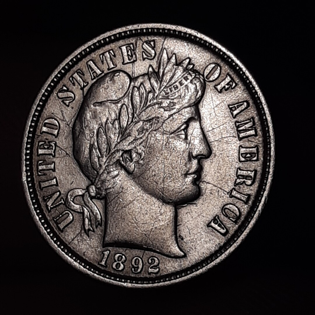 3 Mint Error's 1892-P Barber Dime AU Almost Uncirculated 90% Silver - Etsy