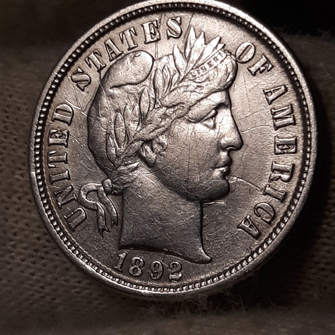3 Mint Error's 1892-P Barber Dime AU Almost Uncirculated 90% Silver - Etsy