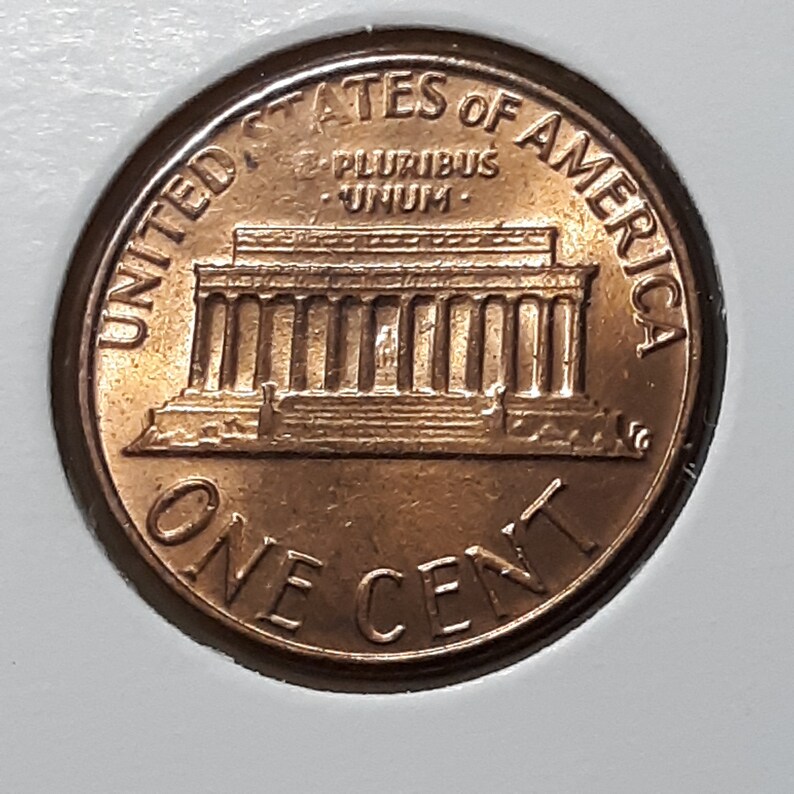 Error 1982-P Lincoln Memorial Penny Error: Cracked Die on Lincoln's ...