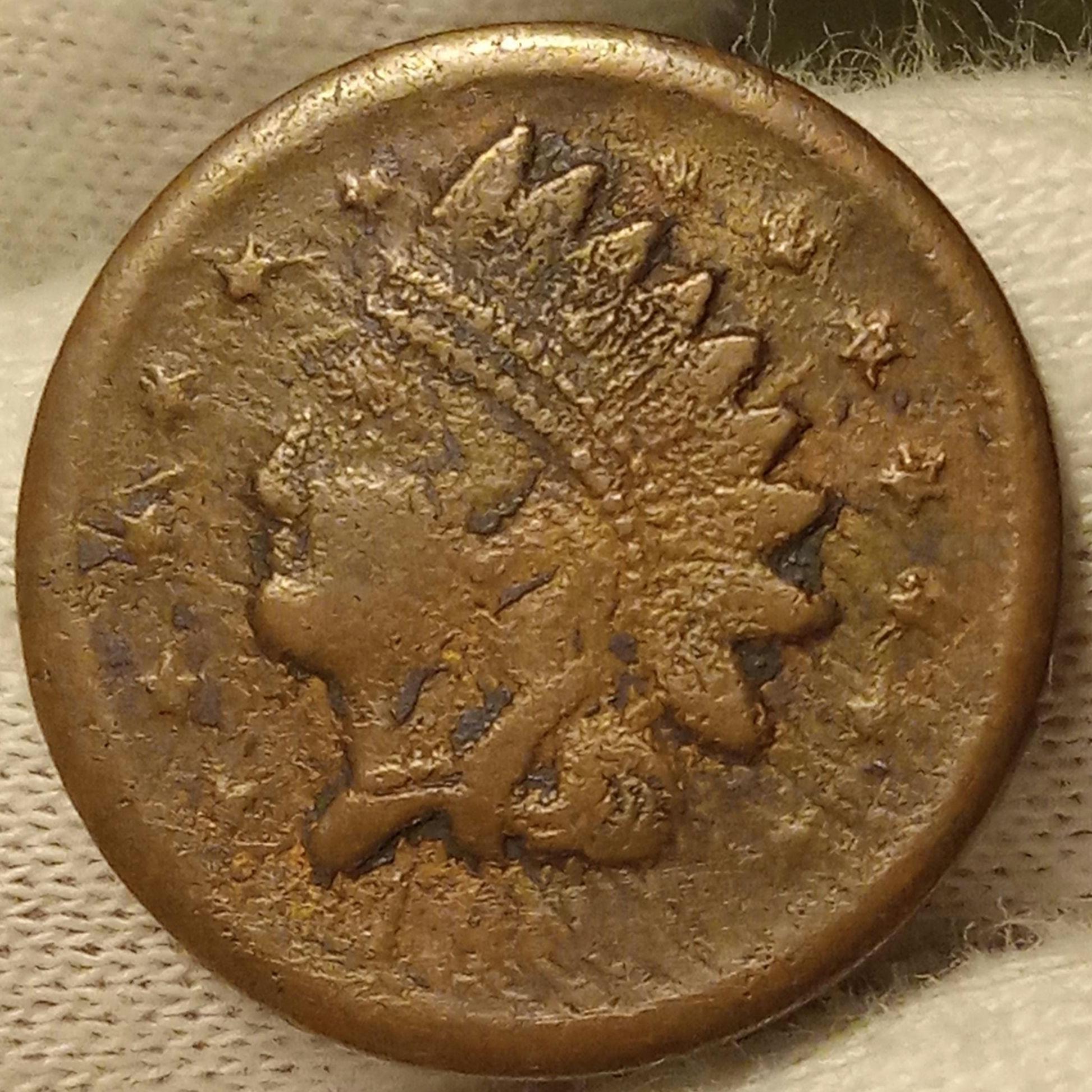 Civil War Indian Head Token Not One Cent Hard Times Token - Etsy