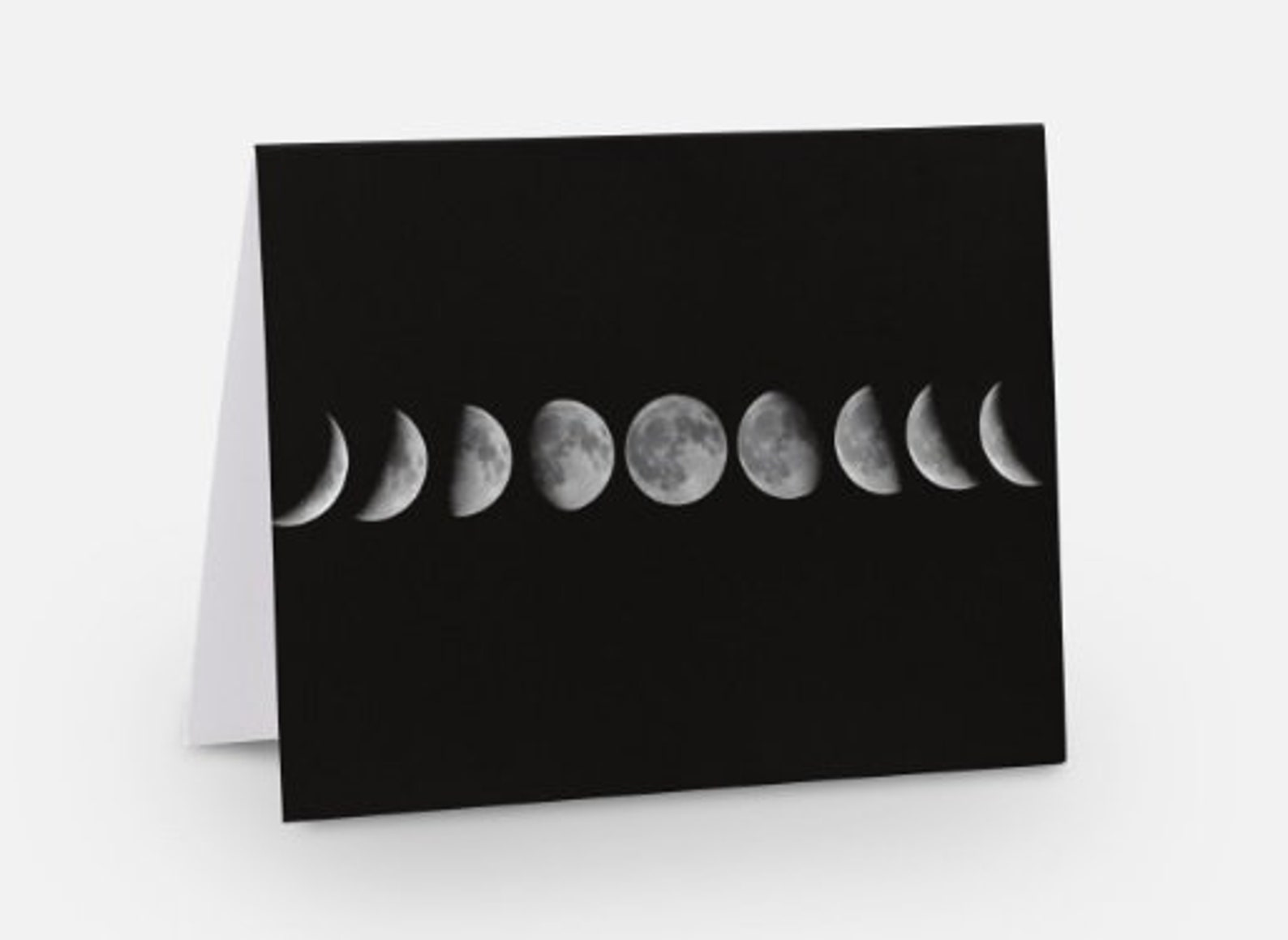 Original Moon Photography Phases Notecards Blank Inside With Envelopes ...
