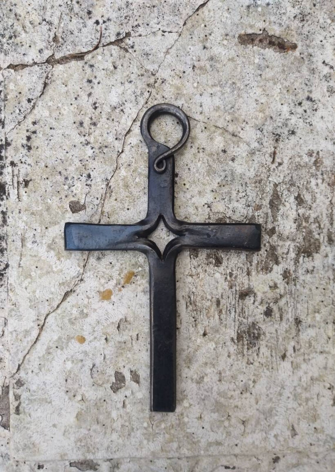 Hand Forged Split Cross - Etsy