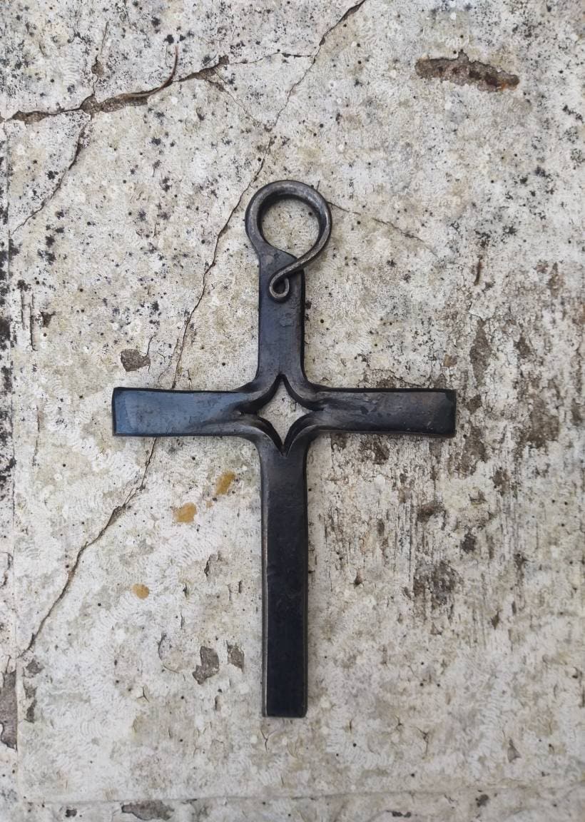 Hand Forged Split Cross - Etsy