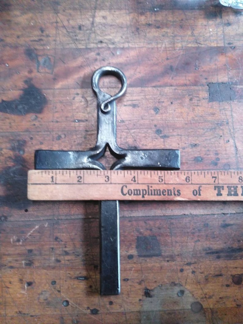 Hand Forged Split Cross - Etsy