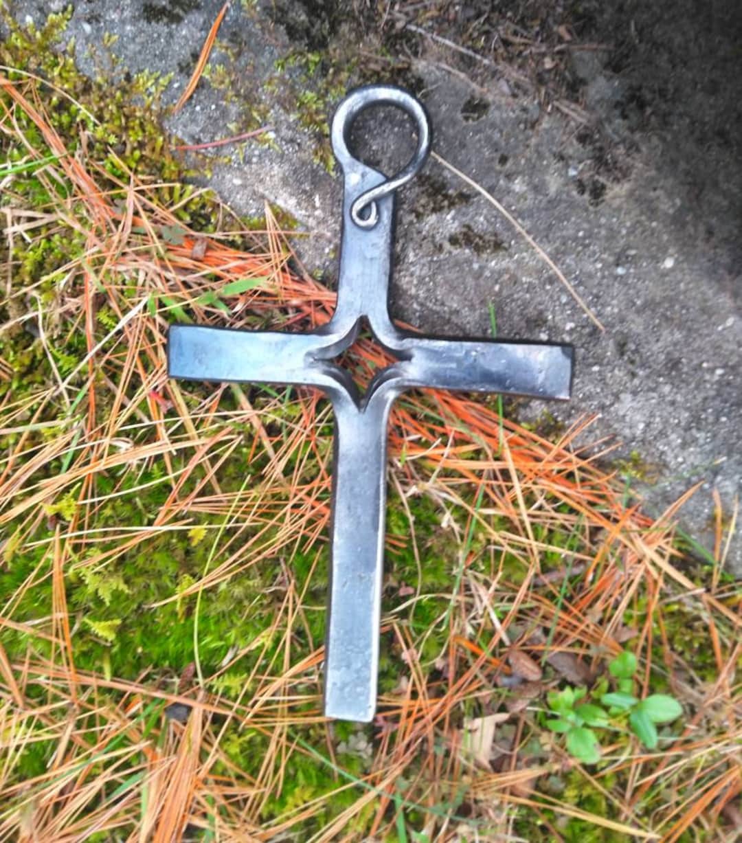 Hand Forged Split Cross - Etsy