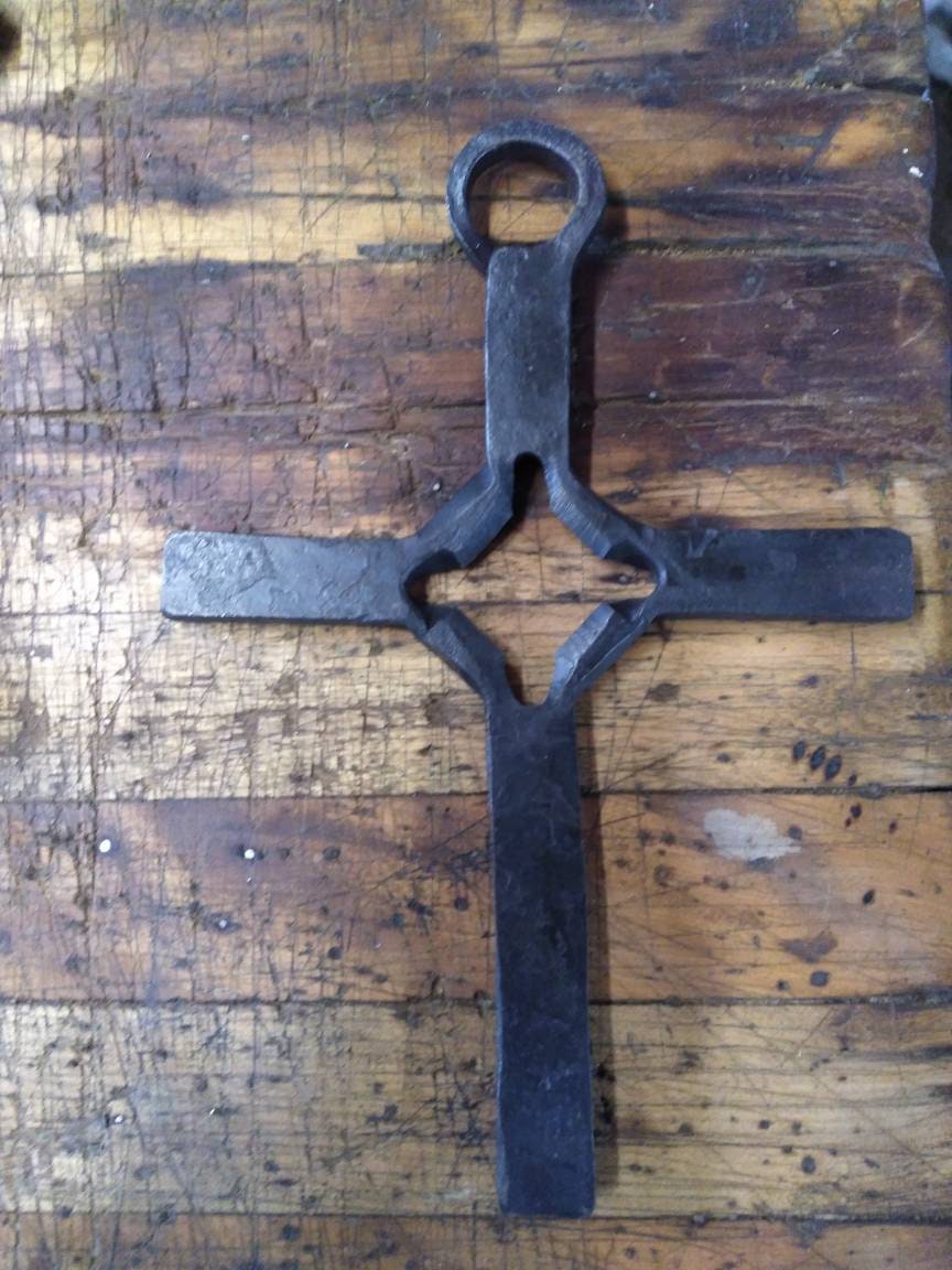 Hand Forged Cross, Large - Etsy
