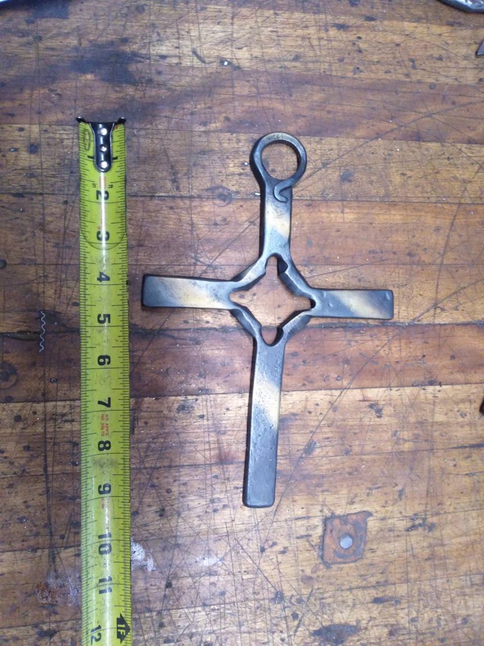 Hand Forged Cross, Large - Etsy