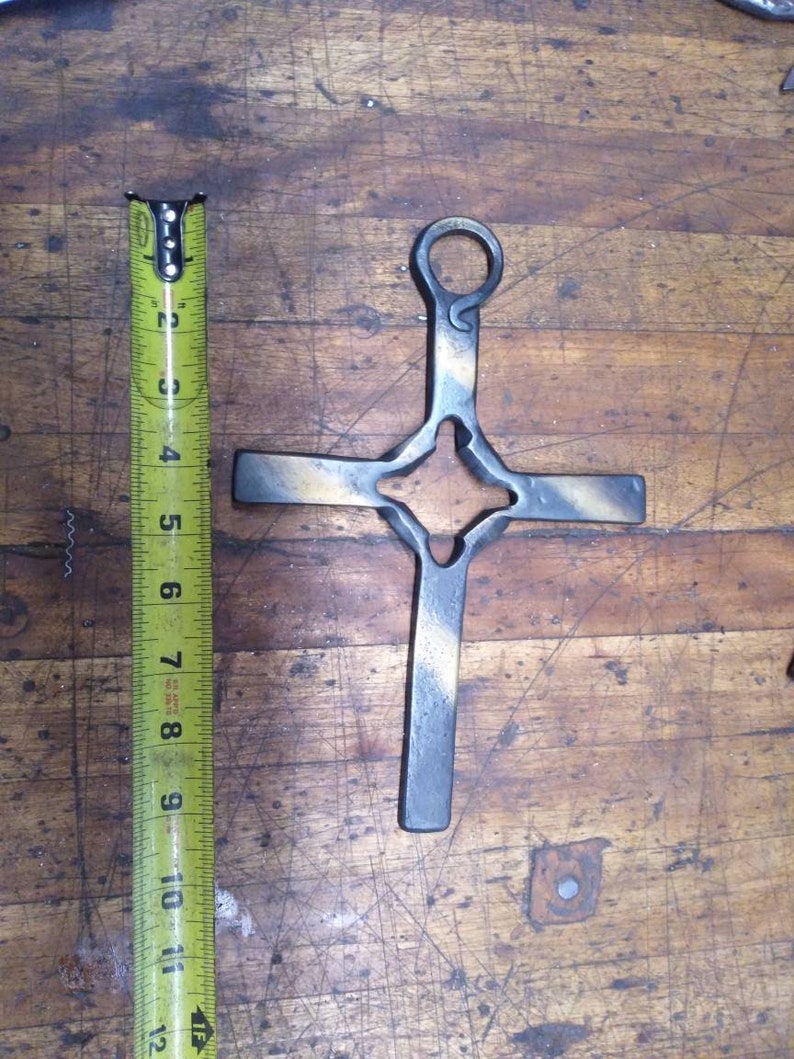 Hand Forged Cross, Large - Etsy