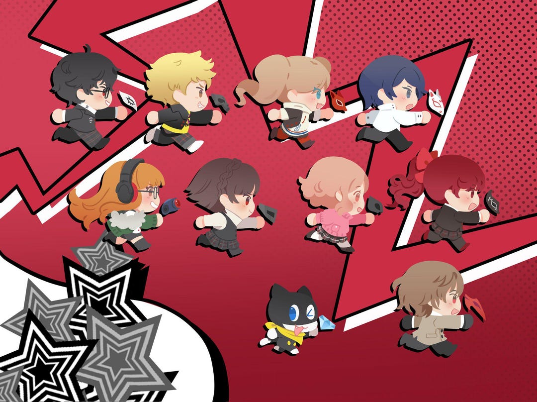 Persona 3 4 5 Sticker Sheets - Etsy