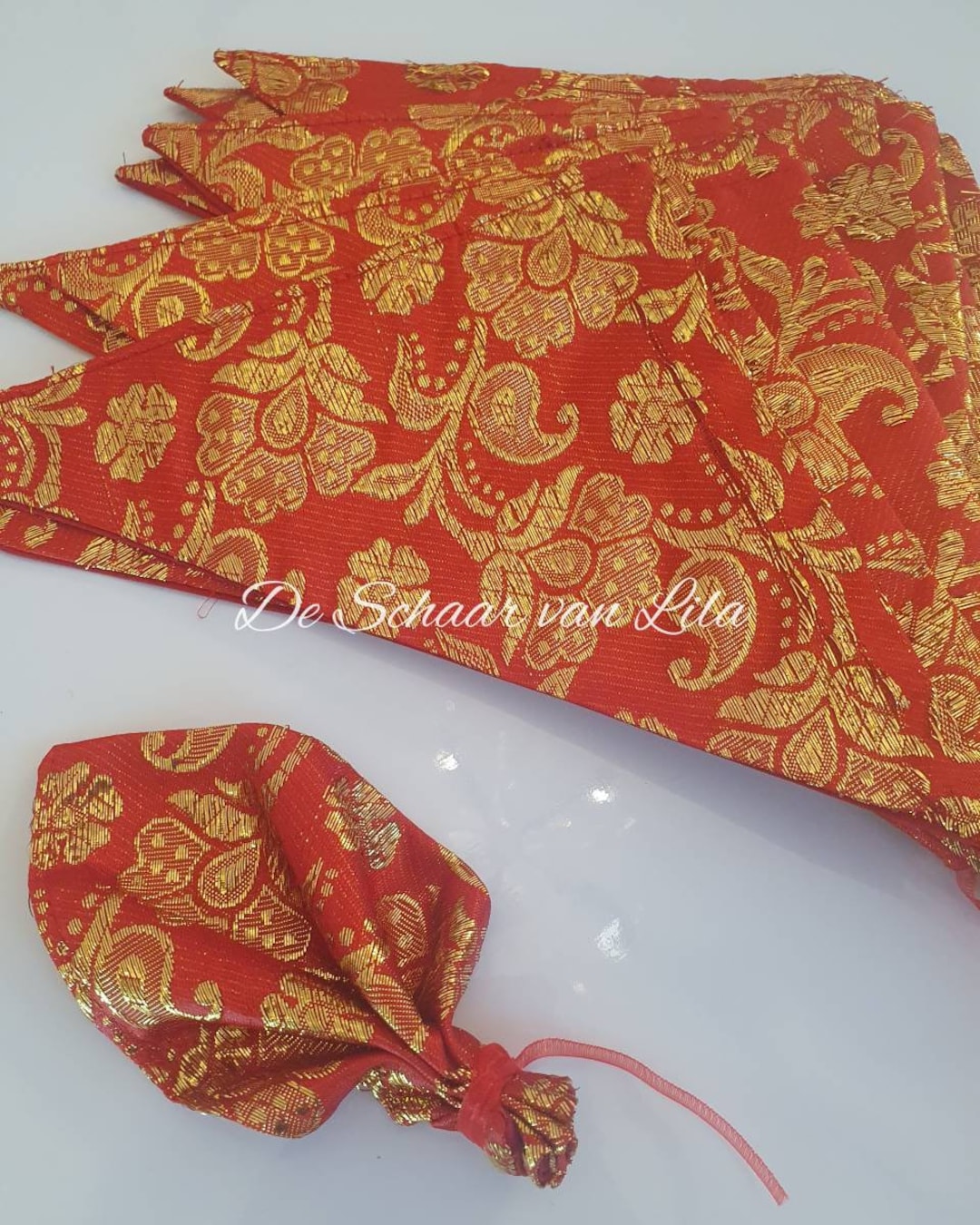 Henna Wraps for Guests GREEN/RED/BLUE ( Wedding / Engagement / Nikkah ...