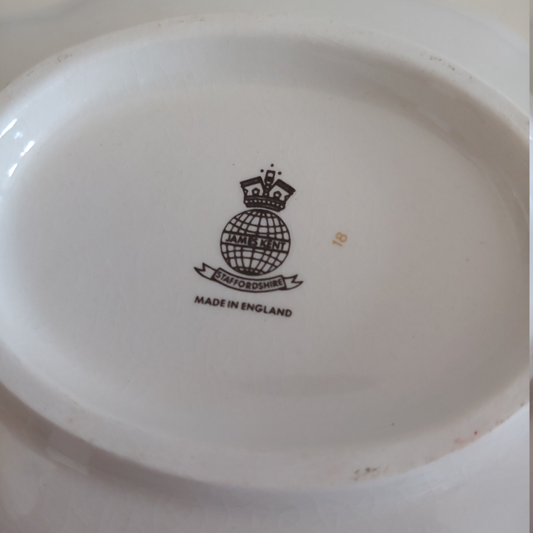 Vintage Old Foley James Kent Staffordshire England Scalloped - Etsy