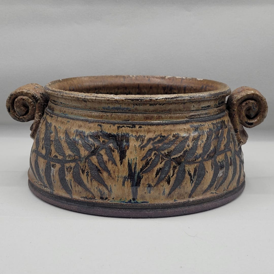 Studio Pottery Pyxis Style Bowl - Etsy