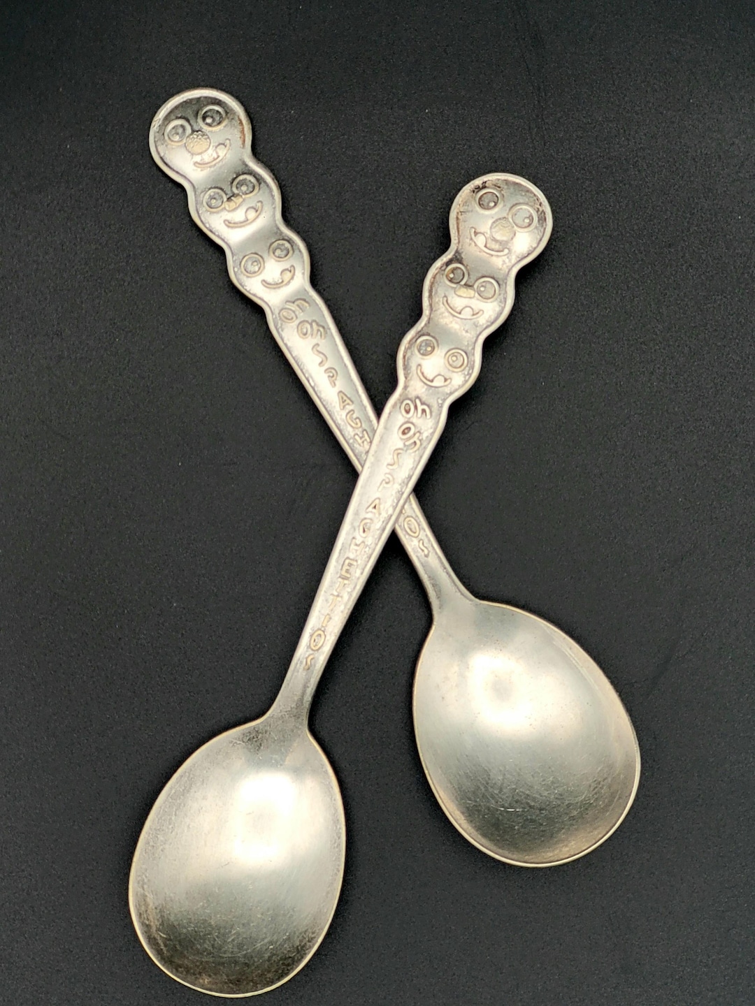 Oh Oh Spaghettios Collector Spoons Vintage Silver Plate - Etsy