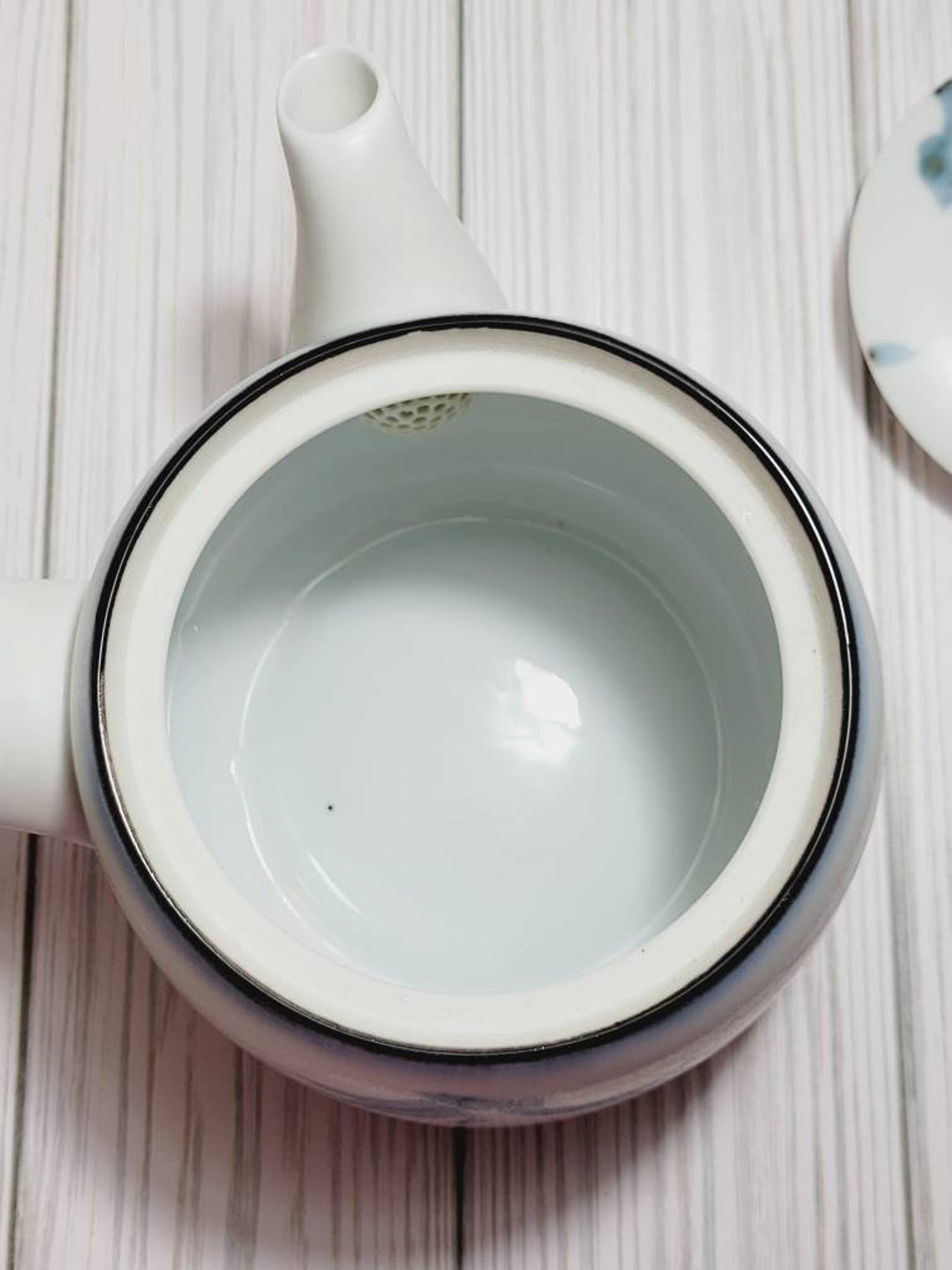 Japanese Porcelain Blue Abstract Floral Design 5pc Tea Set - Etsy