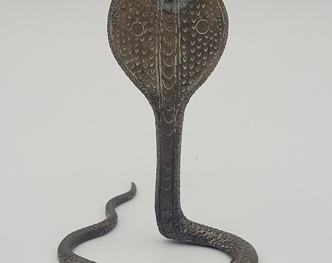 Brass King Cobra Snake Figure - Etsy