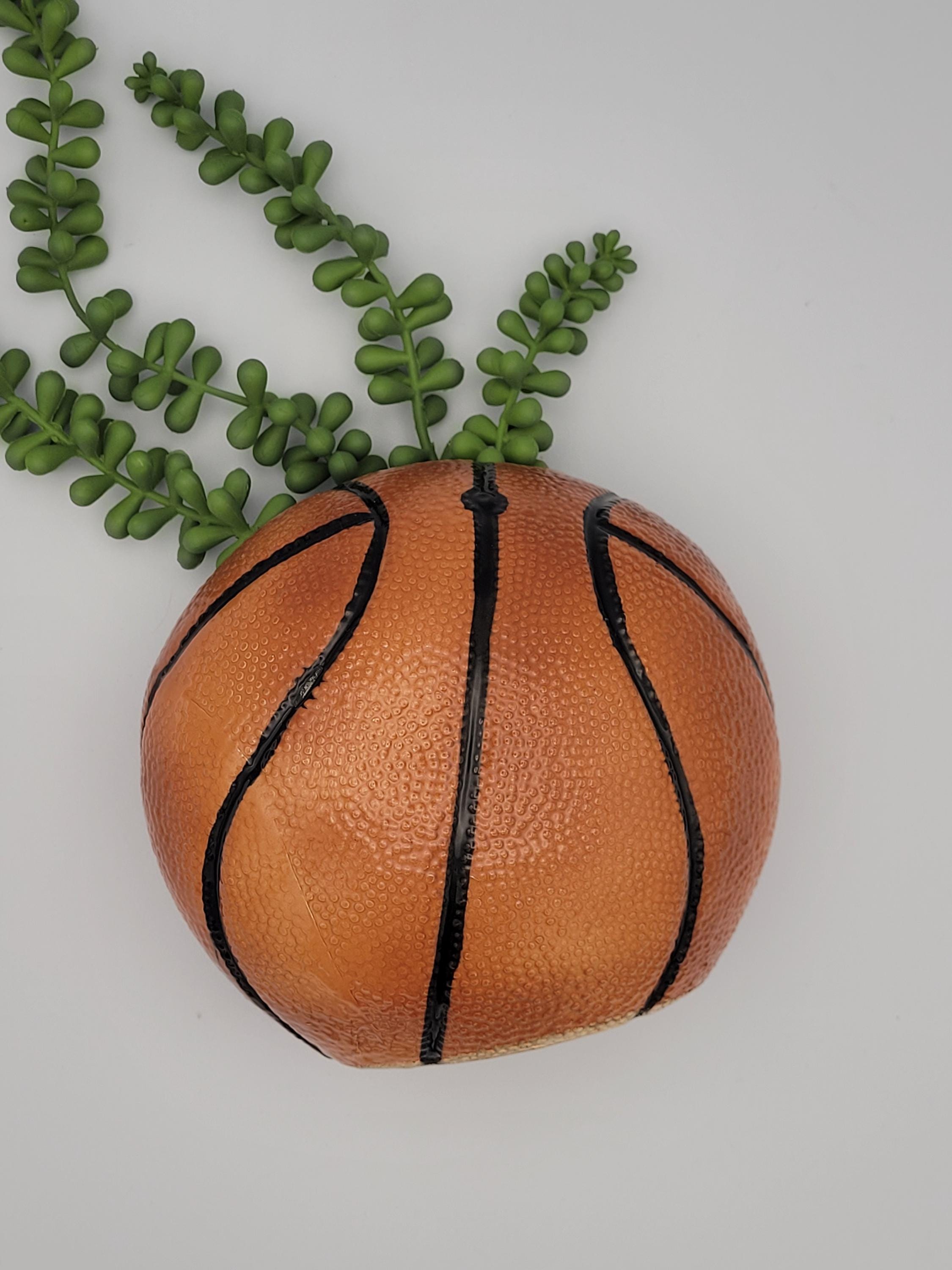 Vintage Ceramic Basketball Planter - Etsy