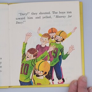 Whitman Book Davy Plays Football - Etsy