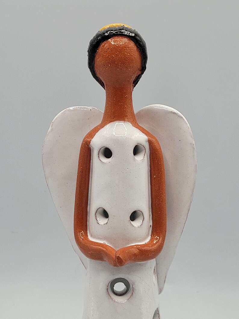 Artesania Lime Pottery Faceless Angel Figure - Etsy