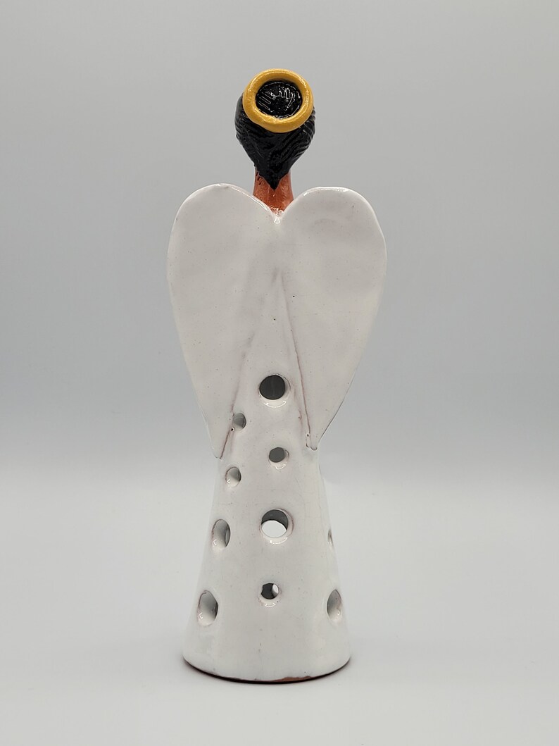 Artesania Lime Pottery Faceless Angel Figure - Etsy