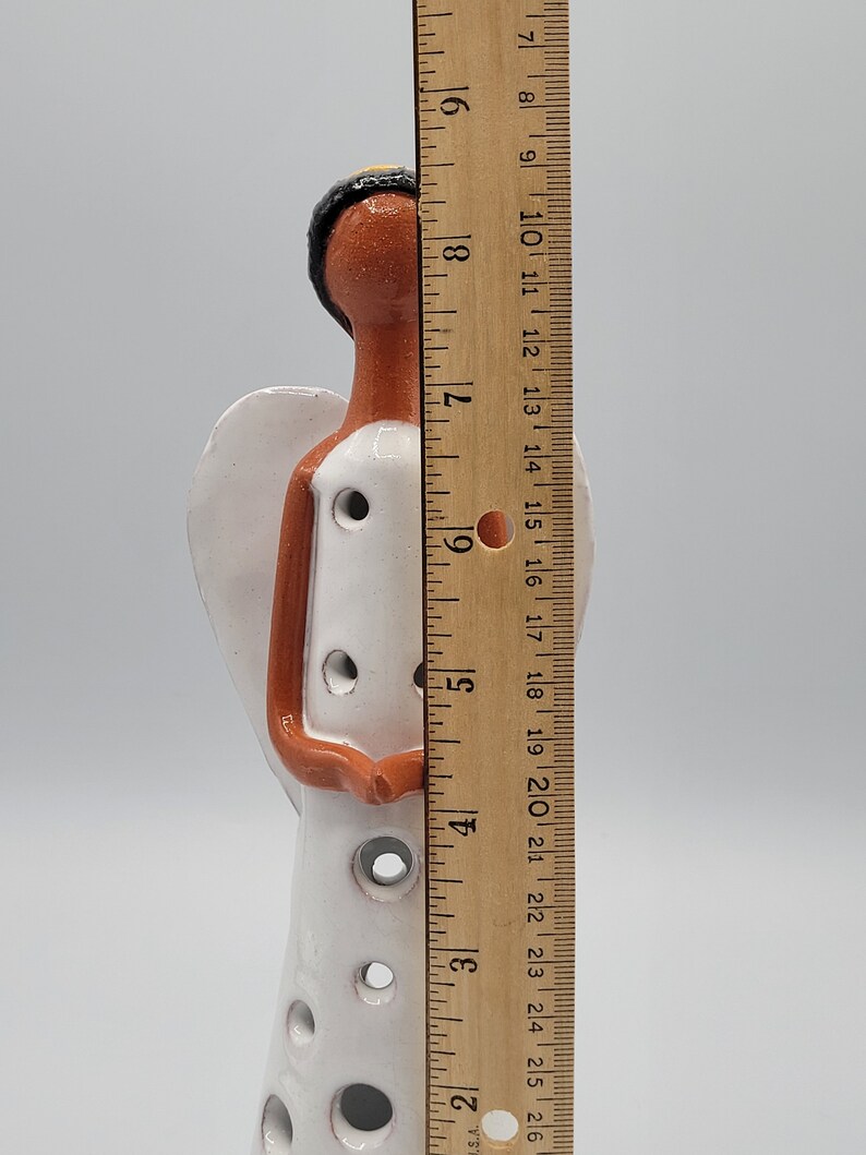 Artesania Lime Pottery Faceless Angel Figure - Etsy