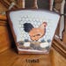 Chicken Hen Metal Wall Pocket Hand Shovel Dries Flowers Farmhouse Decor ...