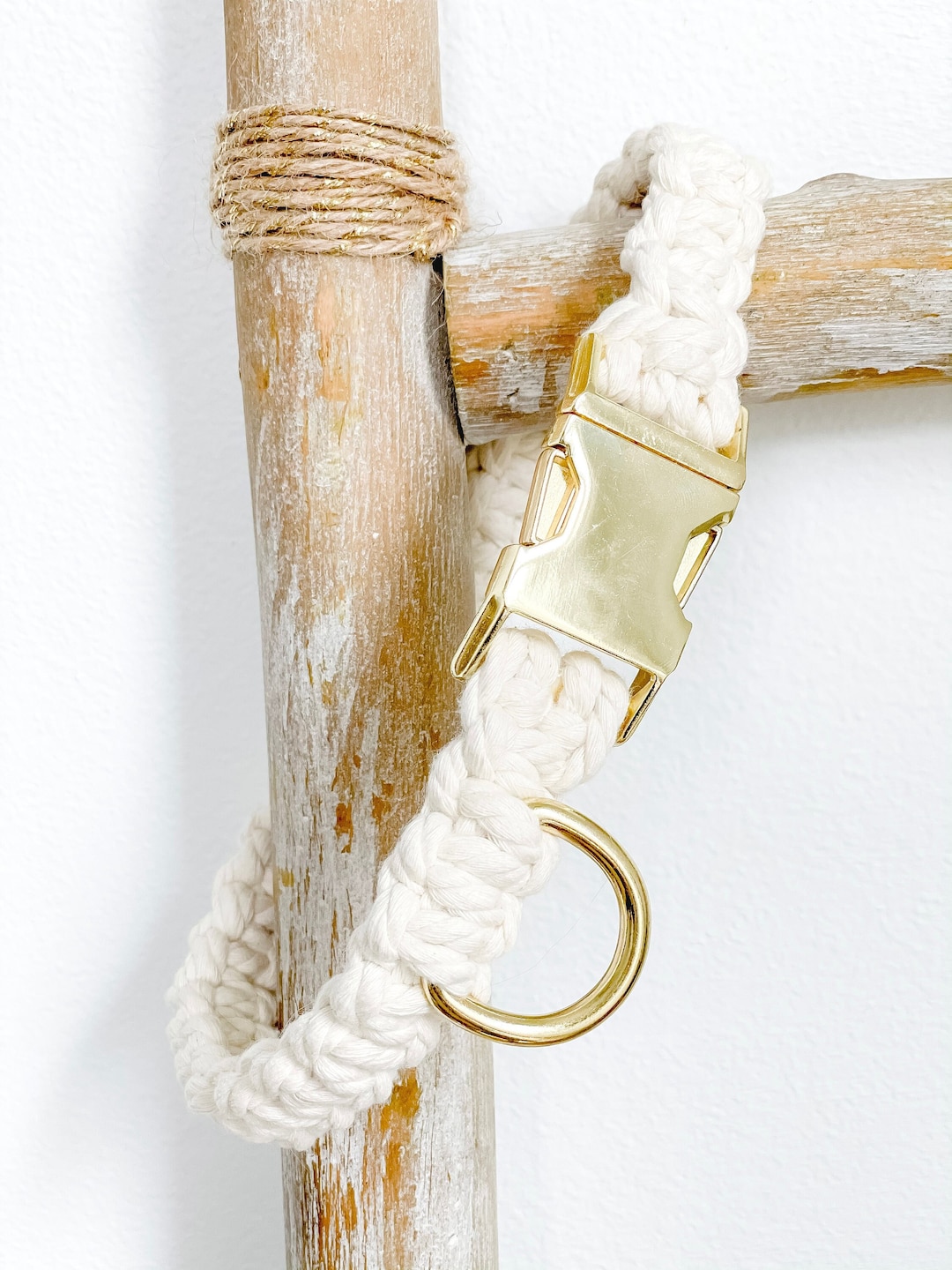 Macramé Dog Collar - Etsy