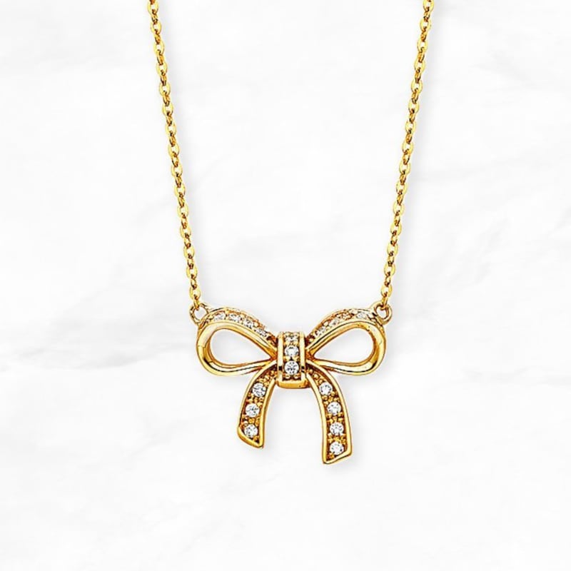 Bow Necklaces - Etsy