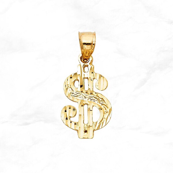 Dollar Sign Necklace - Etsy
